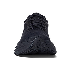 HOKA ONE ONE | Women's, Bondi 8 Road Running Sneakers (Black Monochrome - 9.5) (B) US