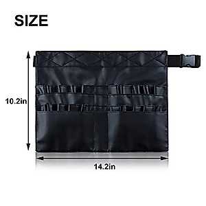 goldwheat Makeup Brush Belt Professional 26 Pockets With Artist Strap, Portable Foldable Cosmetic Pouch For Women