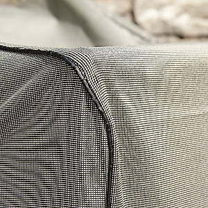 Budge P1A01PM1-2PK English Garden Patio Chair Cover, Tan Tweed