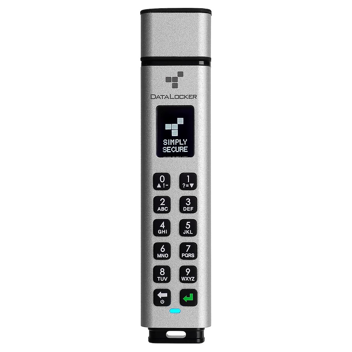 DataLocker Sentry K350 256GB Encrypted USB Flash Drive Keypad, Easy Screen Guided Setup AES 256, TAA Compliant Ruggedized Mil-Std 810-G, IP68 OS Independent, USB-A, FIPS 140-3 Level 3 Pending
