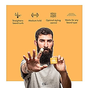 Copenhagen Grooming Cruise Control Beard Balm for Men - Beard Styling Balm - Beard Wax - Beard Care for Men - Men's Beard & Mustache Care