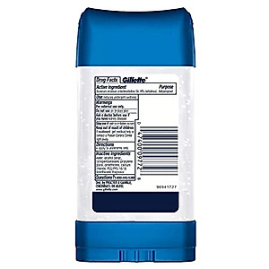 Gillette Anti-perspirant/deodorant Clear Gel (Pack of 6)