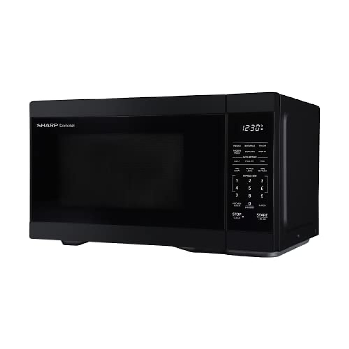 SHARP ZSMC1161HB Oven with Removable 12.4" Carousel Turntable, Cubic Feet, 1000 Watt Countertop Microwave, 1.1 CuFt, Black