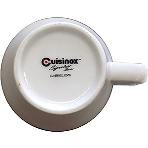 CUISINOX Cusinox White Porcelain Espresso Cup Sets for Espresso Coffee, 2 Oz