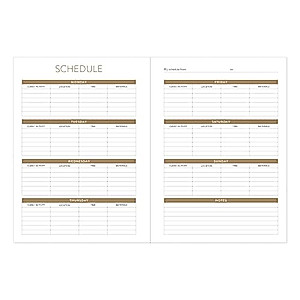 Legacy Pretty Petals Blue 8.5 x 7.25 Paper Seedlings 17 Month 2023-2024 Faith Planner