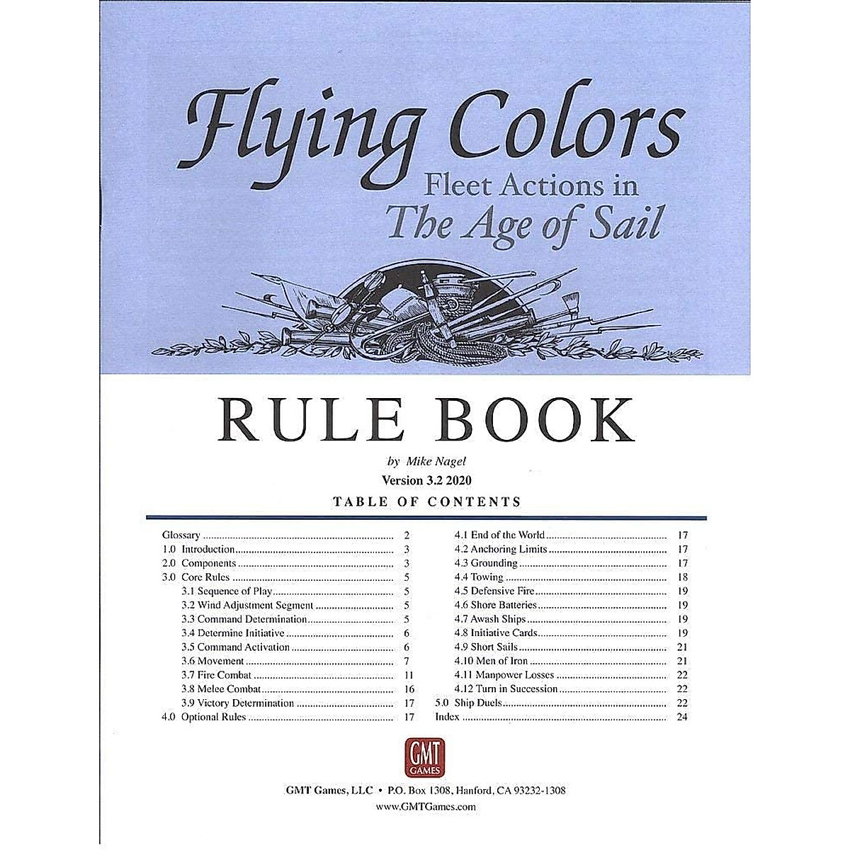 GMT: Flying Colors, Fleet Actions in The Age of Sail, Deluxe 3rd Edition