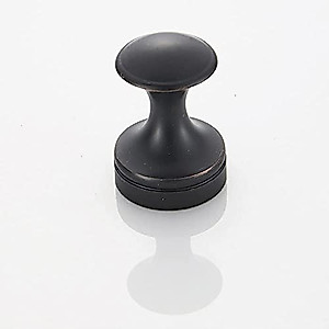 Leyden Bronze Towel Hooks, Oil Rubbed Brass Robe Hooks Antique Coat Clothes Hanger Bathroom Kitchen 2 Packs