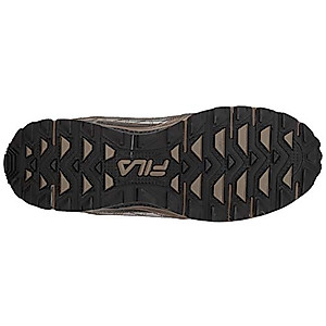 Fila Men's Hail Storm 3 Mid Composite Toe Trail Work Shoes Shoe, Walnut/Major Brown/Gold Fusion, 11 D US