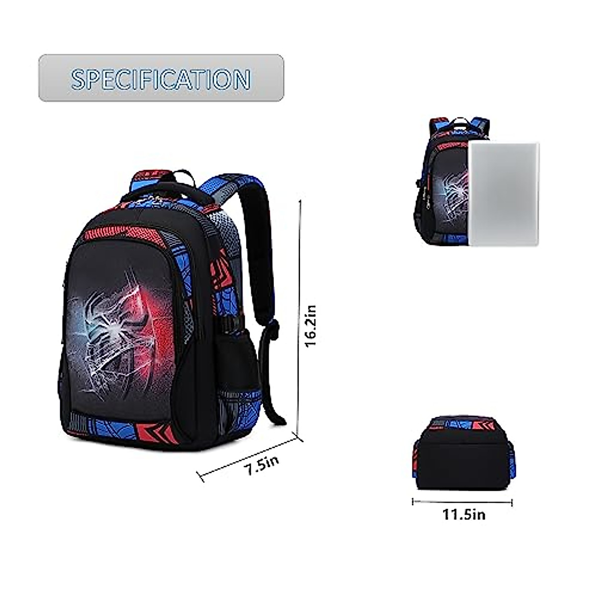 Lmwzh Backpack For Boys Kindergarten Preschool Elementary School Bags Kids Bookbag Waterproof Durable （2023 Model）