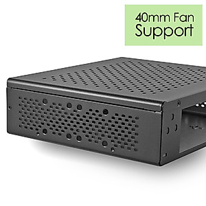 MITXPC MX500-USB3 Compact Mini-ITX Case, Fanless, USB 3.0, Wall & VESA Mount