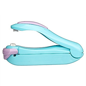 Mini Bag Sealer,Food Sealer Machine,Handheld Heat Sealer with Magnet & Battery Powered,Household Mini Portable Hand Press Heat Plastic Bag Snack Sealing,Portable Sealing Tool for Easter Candy Gift Bag