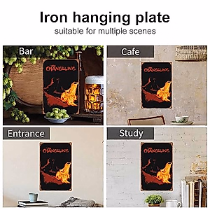 The Changeling Metal Tin Sign Garage Sign Wall Decoration Old Car Shop Movie Poster Oil Station Sign 8 × 12 inches