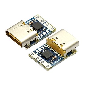 (2 Pack) JacobsParts USB-C PD 9V DC Fixed Voltage Power Trigger Module 5A Type-C Female Input