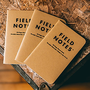 Field Notes: Original Kraft 3-Pack - Ruled Paper - 48 Pages - 3.5" x 5.5"