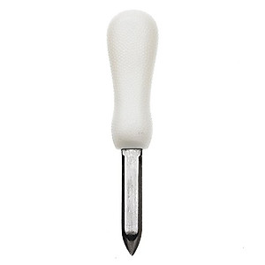 Mercer Culinary Bent Tip Oyster Knife with Poly Handle, 2-3/4 Inch, White
