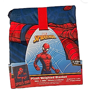 Jay Franco Spiderman Web Crawler 4.5 Pounds Weighted Blanket