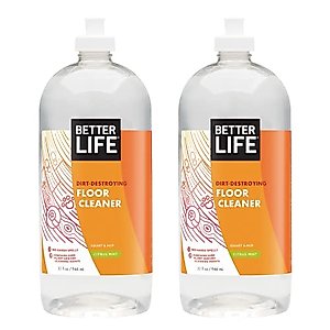 Better Life Naturally Dirt-Destroying Floor Cleaner, Citrus Mint, 32 Fl Oz (Pack of 2)