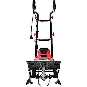 GRAFFY 10 Amp Electric Garden Tiller, Corded Cultivator, 14 Inch Tilling Width, 9 Inch Working Depth, Tiller and Cultivator for Garden, Lawn, Digging, Weed Removal GT3586US
