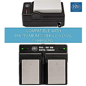 BM Premium 2-Pack of EN-EL5 Batteries for Nikon Coolpix P80, P90, P100, P500, P510, P520, P530 Digital Camera