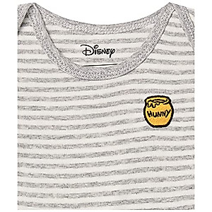 Amazon Essentials Disney | Marvel | Star Wars Unisex Babies' Short-Sleeve Bodysuits, Pack of 6, Winnie the Pooh Oh Bother!, 12 Months