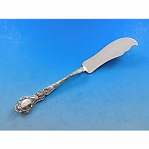 Nuremburg by Alvin Sterling Silver Flat Handle Master Butter 7" Vintage Server