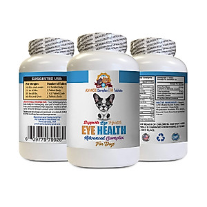 Dog Eye Supplement - Dog Eye Health Solution - Supports Vision - Advanced Complex - Dogs Eye Vitamins - 60 Tablets (1 Bottle)