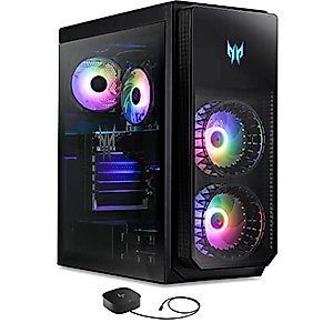 Acer Predator Orion 5000 Gaming & Entertainment Desktop PC (Intel i7-12700F 12-Core, 32GB DDR5 4400MHz RAM, 2x2TB PCIe SSD RAID 1 (2TB), GeForce RTX 3080, WiFi, Bluetooth, Backlit KB, Win 11 Pro)