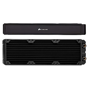 CORSAIR Hydro X Series XR7 360mm Water Cooling Radiator - Triple 120mm Fan Mounts - Premium Copper Construction - Easy Installation - Black