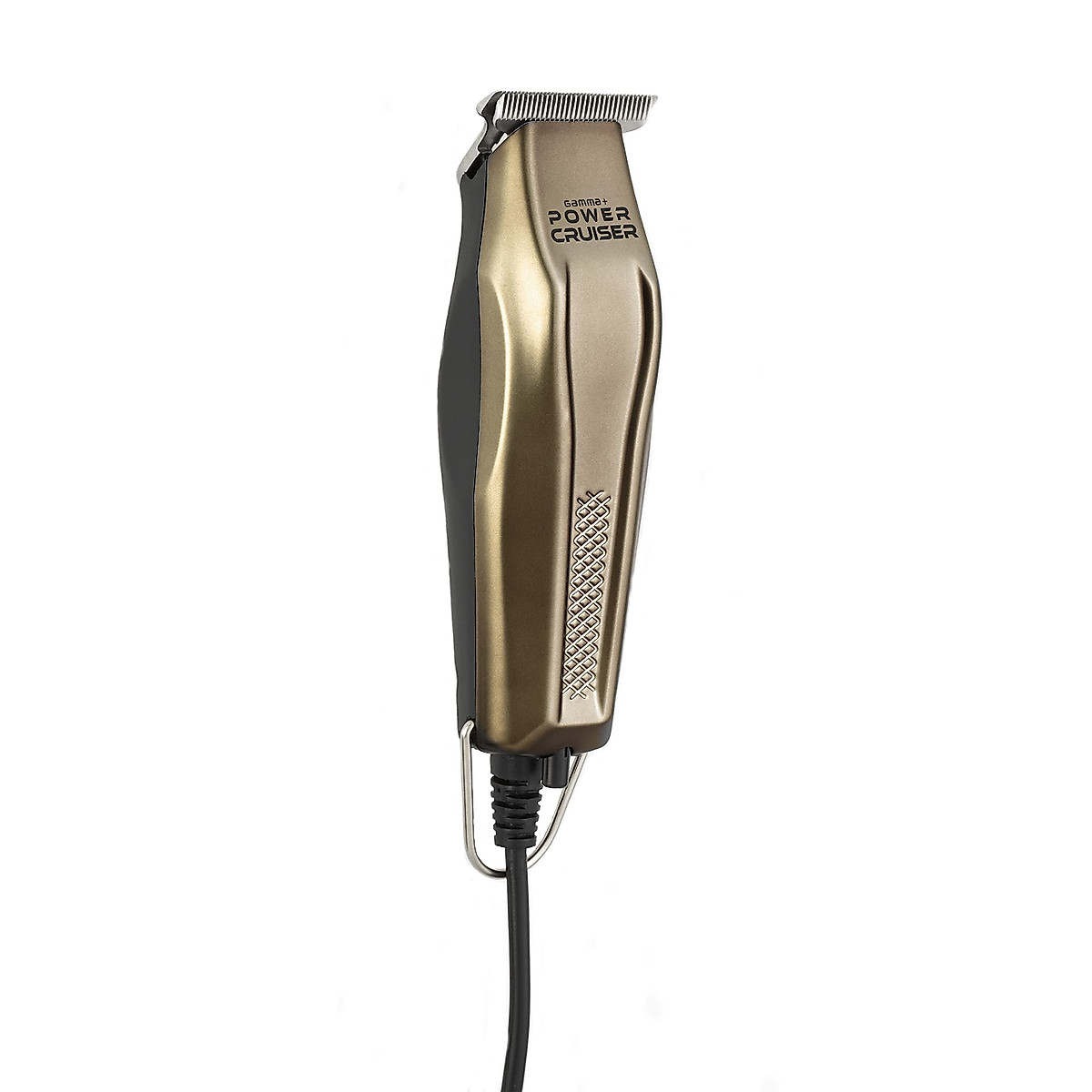 Gamma+ Power Cruiser Professional Supercharged Corded Hair Trimmer with 10' Ft Cord and Hanging Hook