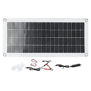 Natudeco 20W 18V Solar Panel Flexible Panel Charging Panel Foldable Portable Charging Device for Car Boat Mobile Phone Advertising Light Outdoor