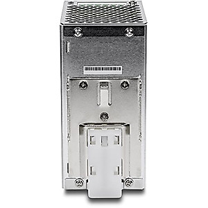 TRENDnet 240W Single Output Industrial DIN-Rail Power Supply, Extreme Operating Temp Range -25 to 70 °C(-13 to 158 °F) Built-in Active PFC, Passive Cooling, DIN-Rail Mount, Silver, TI-S24048