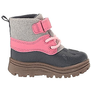 Carter's Kids New Boot, Pink, 4 US Unisex Toddler