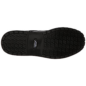 Skechers mens Cottonwood Elks Work Shoe, Black, 9.5 X-Wide US