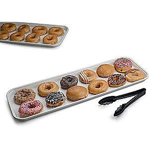 Carlisle FoodService Products 269FMT301 Food Service Display Tray, 9" x 26", White (Pack of 12)