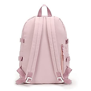 Phaoullzon Kawaii Backpack for School Aesthetic Bookbag Cute Anime Backpacks for Girls with Pins and Pendant, Pink