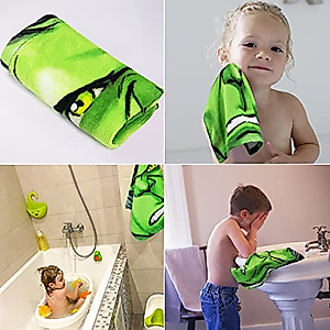 30 X 30cm Unisex One Size Incredible Hulk Cotton Towel Avengers Cartoon Face Cloth Towel