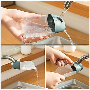 DOITOOL 4pcs Faucet Extender Children Faucet Extension Faucet Baby Guide Sink Extender Long Water Hand Washing Device Water Diverter for Bathroom Sink 4 Colors