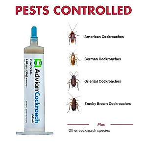 Roach Killer Indoor infestation -Prevent All Cockroach Species - 4 Tubes×30g
