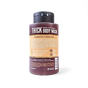Duke Cannon Thick High-Viscosity Body Wash, Old Glory Scent - 3X Thicker, Plant-Based, Mineral-Enriched Body Wash for Men with Notes of Tobacco, Cedarwood, and Amber, 17.5 oz.