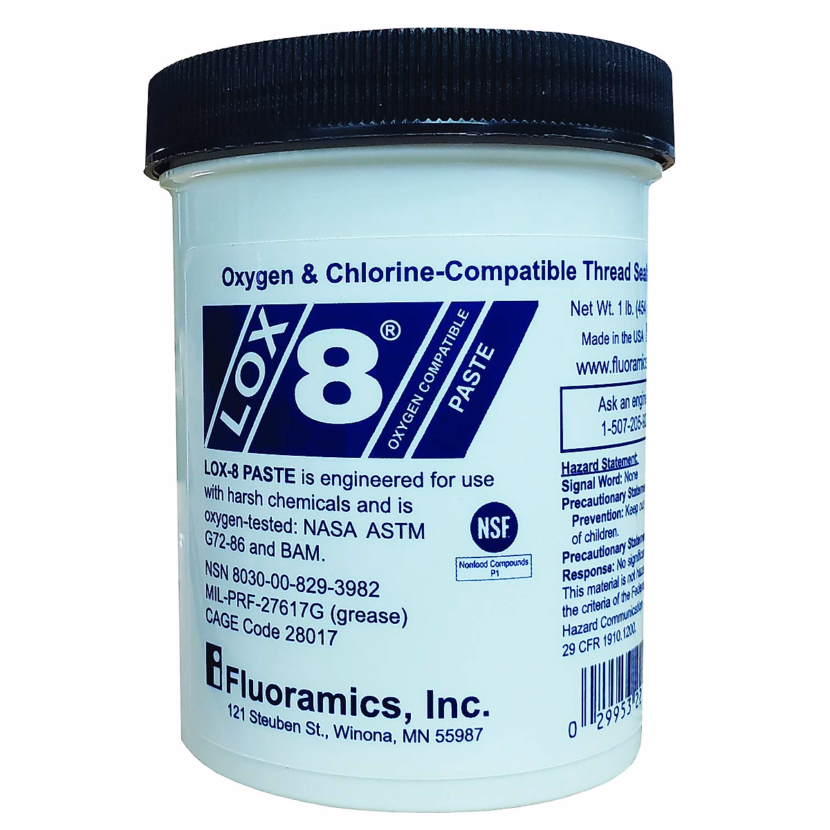 Fluoramics LOX-8 Paste (1 lb. Jar)