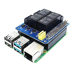 PiRelay EXPANSION BOARD FOR RASPBERRY PI Raspberry Pi A+/B+/2B/3B/3B+ Loads up to 240VAC/7A,125VDC/10A by SB Components