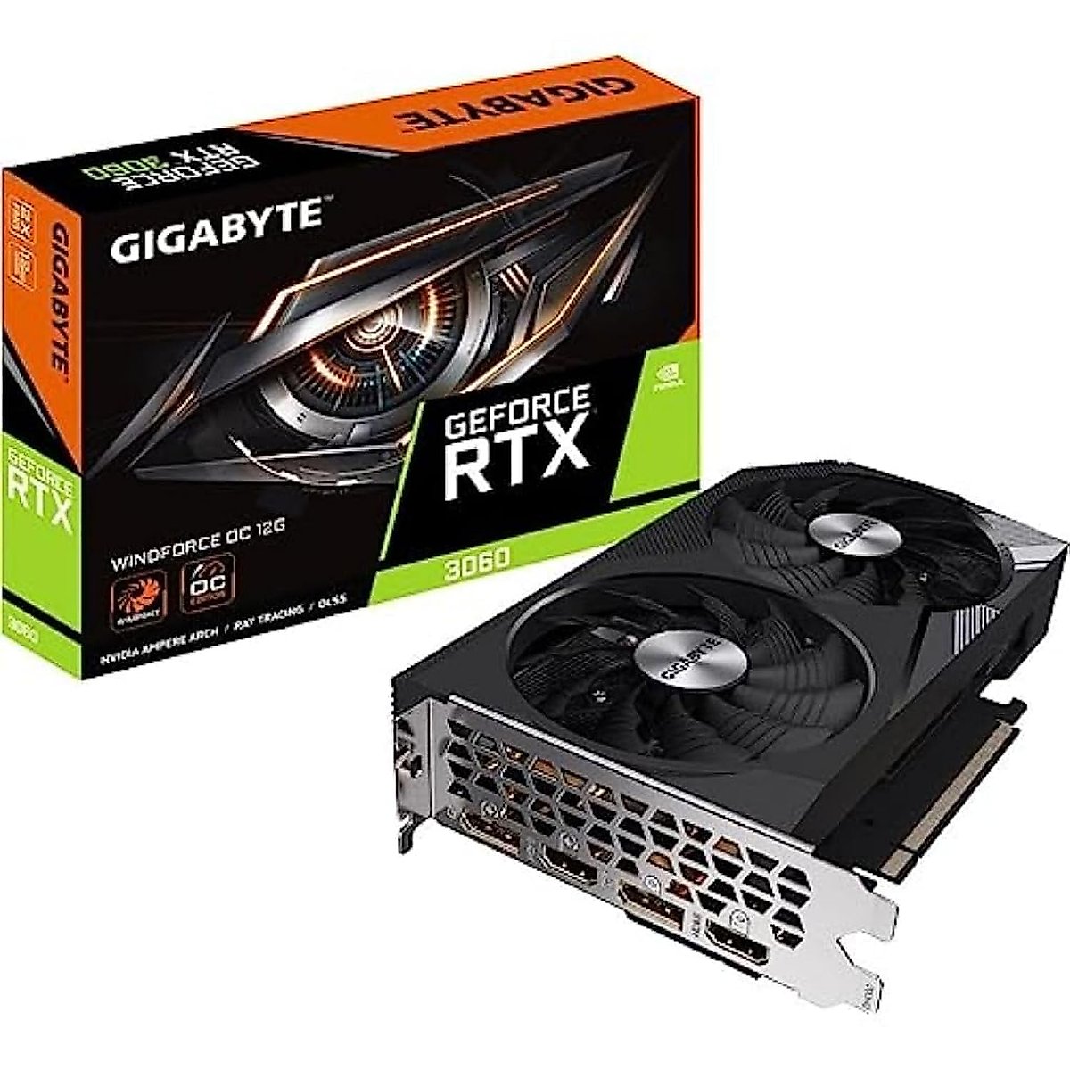 GIGABYTE Windforce OC NVIDIA GeForce RTX 3060 12GB GDDR6 Graphics Card