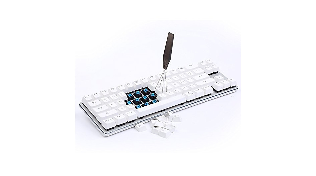 Keycap Puller for Mechanical Keyboards - Qisan Black Tool