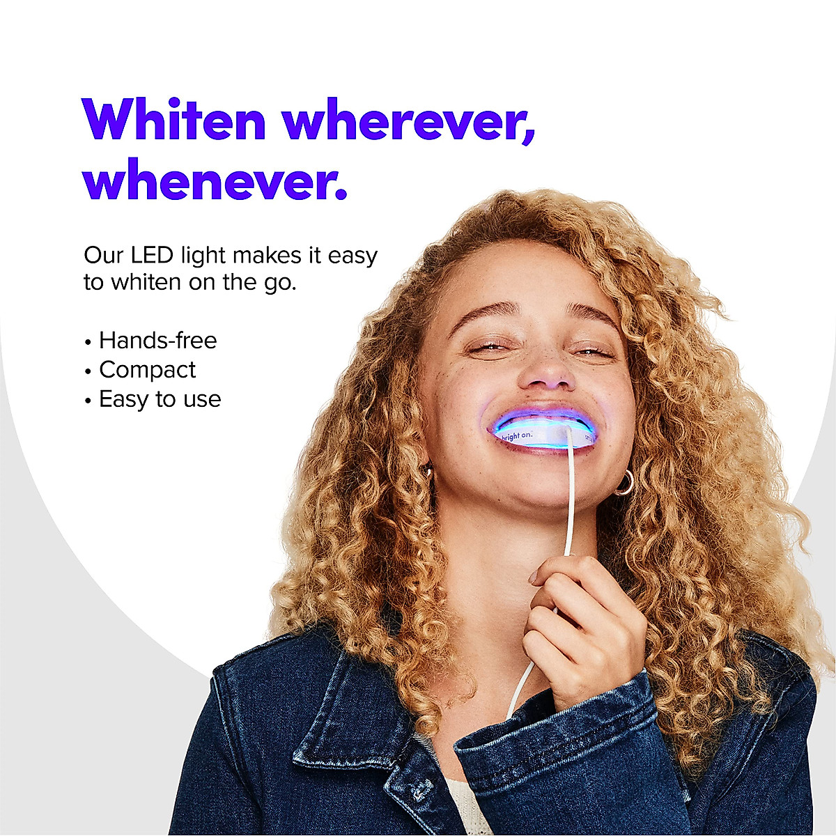 SmileDirectClub Teeth Whitening LED Accelerator Light - Whiten Teeth Faster - Use with SmileDirectClub Premium Teeth Whitening