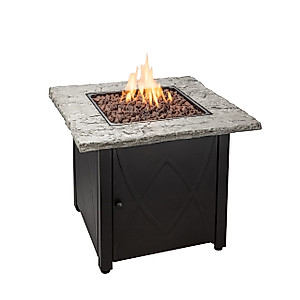 Endless Summer GAD1445DH Propane Gas Outdoor Fire Table, Brown