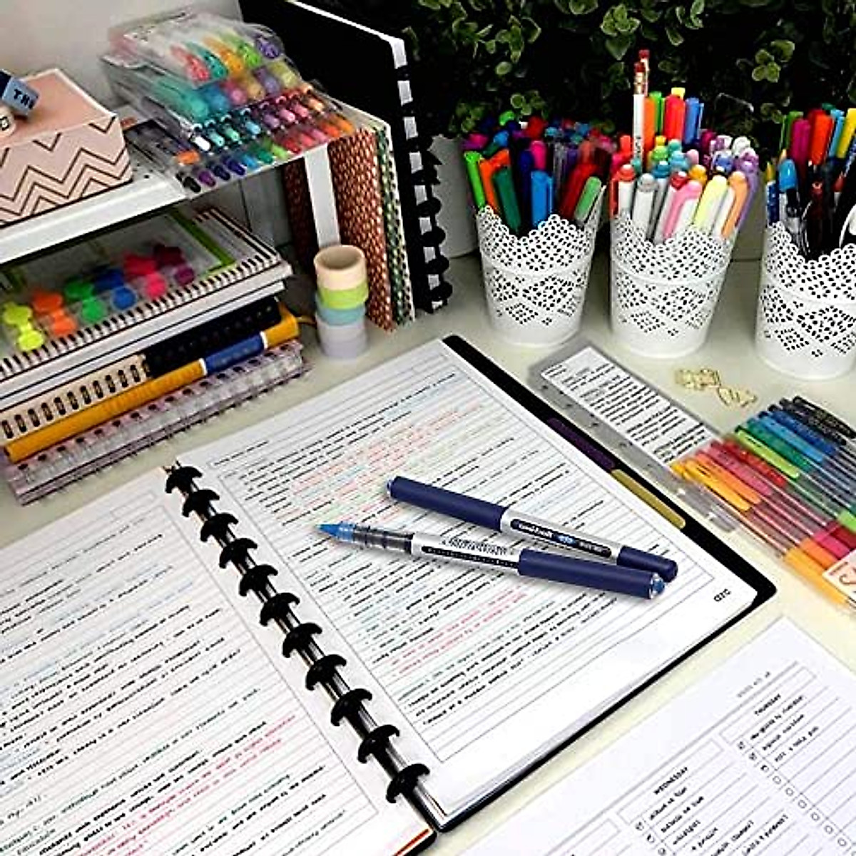 UNI-BALL EYE UB-150 BLUE [Pack of 3] MICRO 0.5mm TIP ROLLERBALL PEN