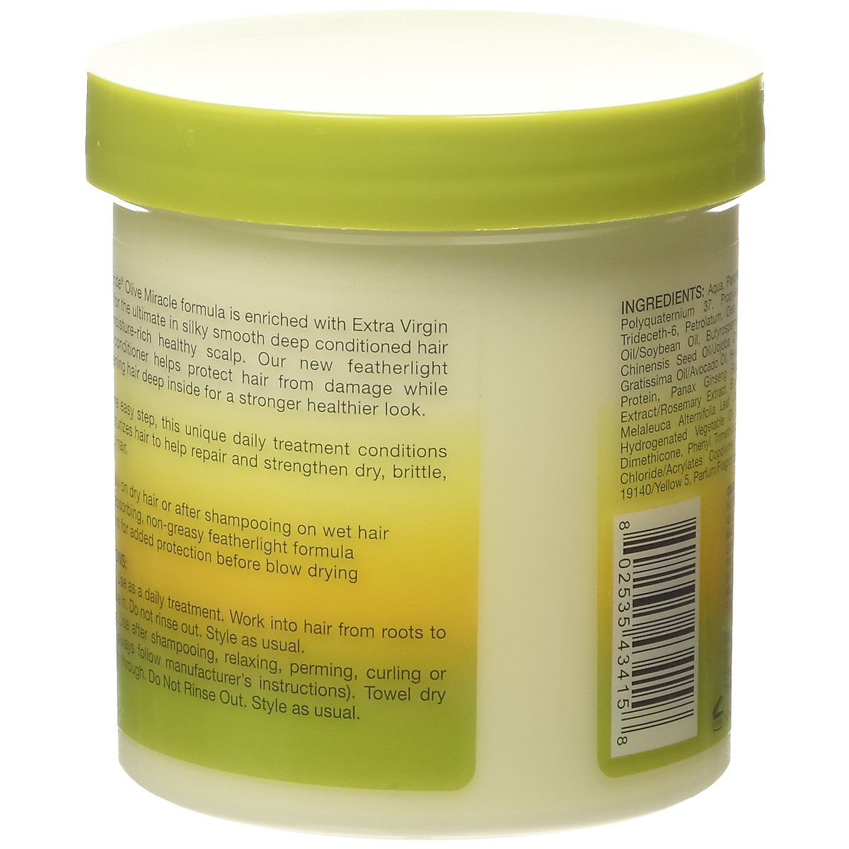 African Pride Olive Miracle Leave-in Conditioner, 15 Ounce