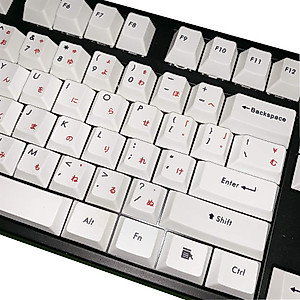 104 Keys Sakura Japanese Cherry Profile PBT Keycaps Top Printed Dye Sublimation Switch ANSI Layout for Cherry RGB MX Mechanical Keyboard Gaming Replace