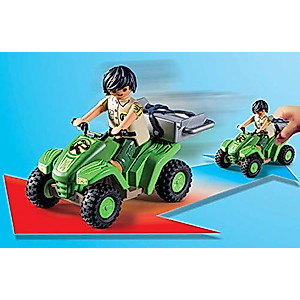 Playmobil Explorer Quad with T-Rex