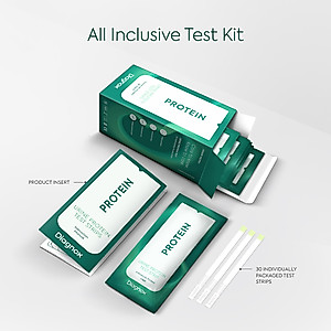 DIAGNOX HEALTH Protein Urine Test Strips Kit - Individually Packed at Home Urine Protein Test Strips - Urinalysis Strips for Protein in Urine (30 Pack)
